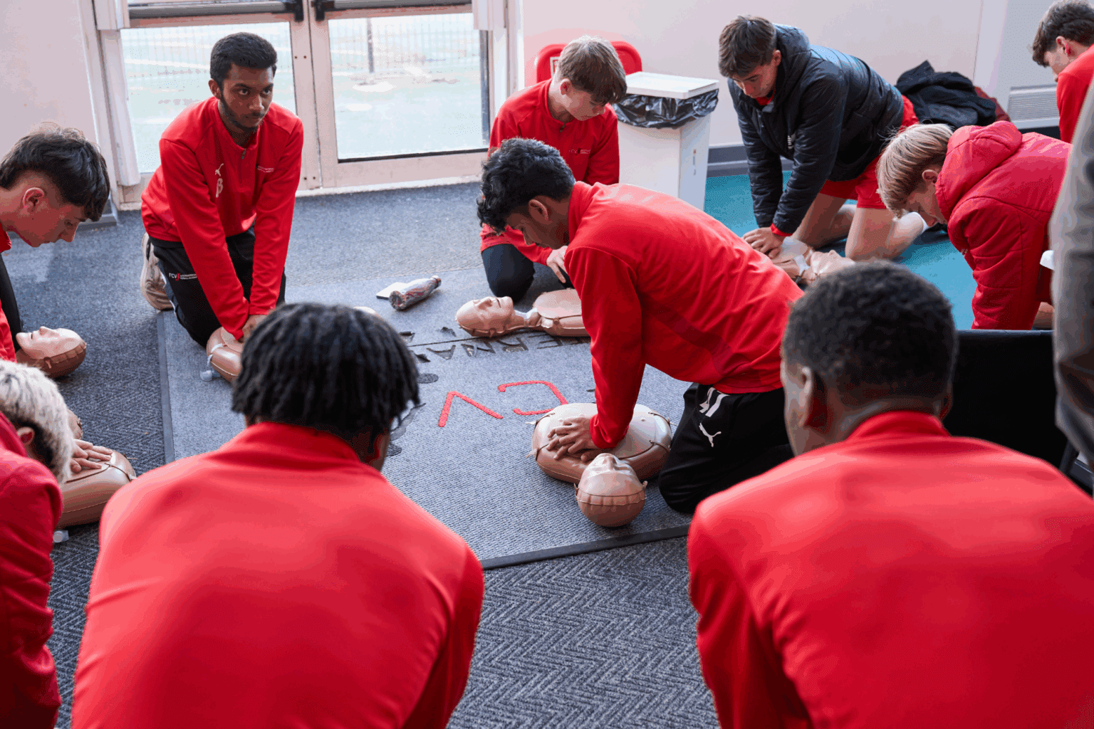 FCV Players Receive Lifesaving CPR Training
